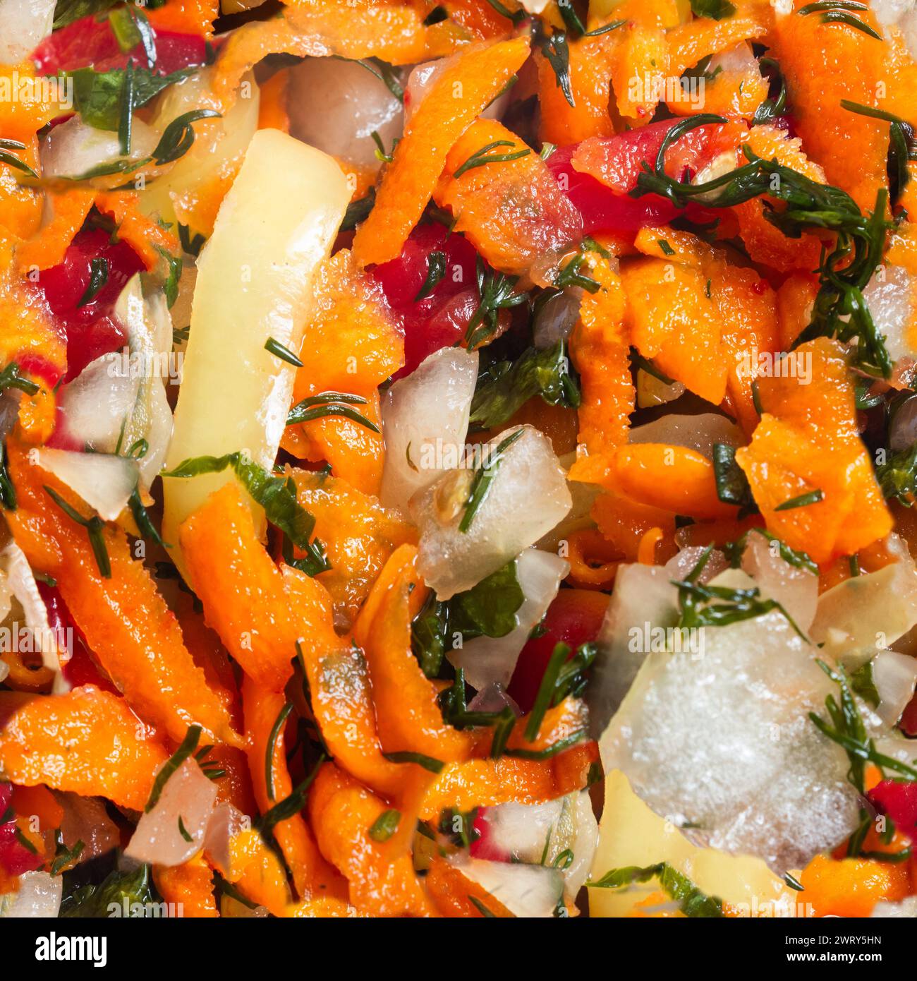 Seamless photo texture of vegetable salad Stock Photo - Alamy