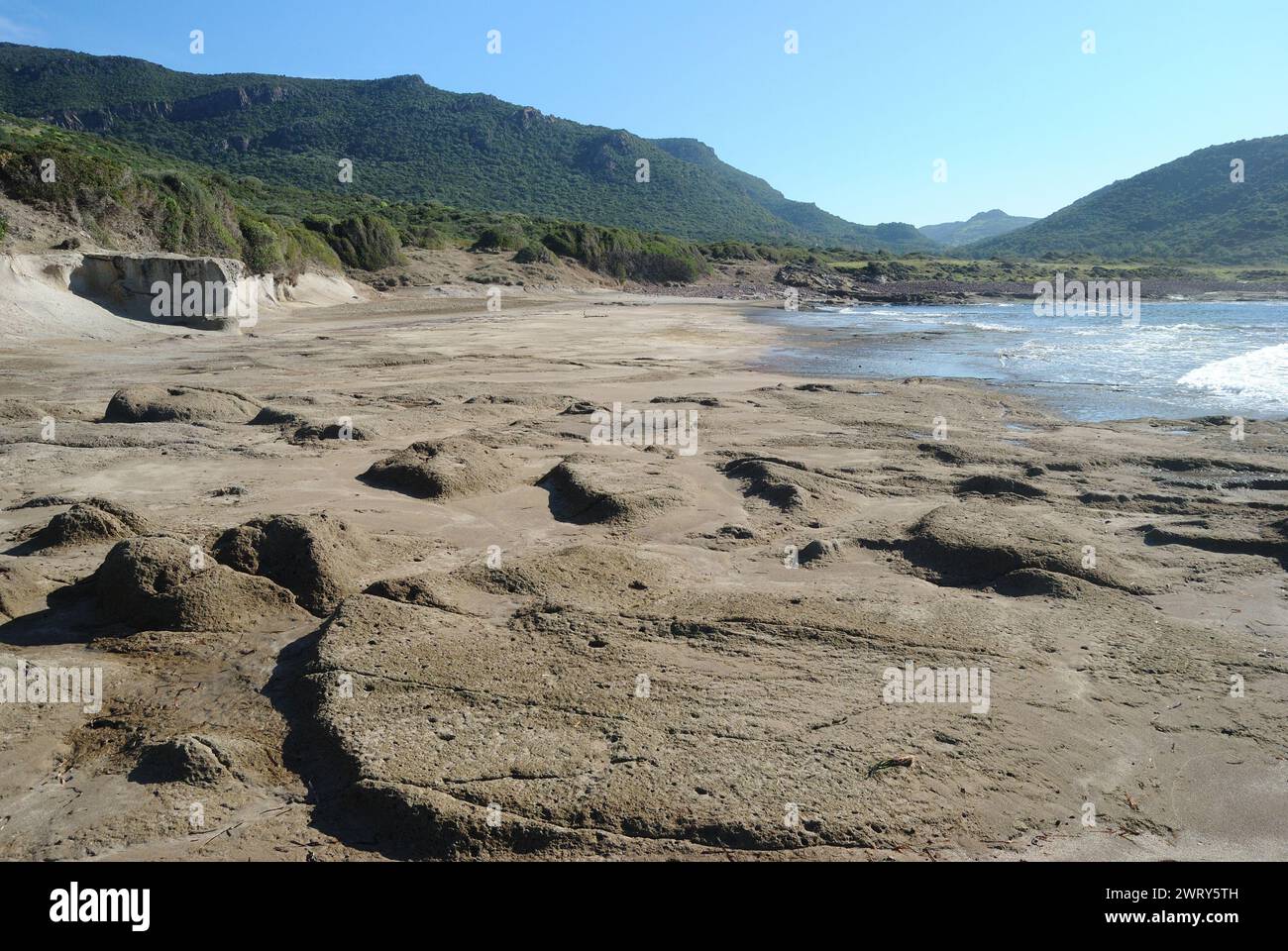 The coast of Rocca Lada Stock Photo - Alamy