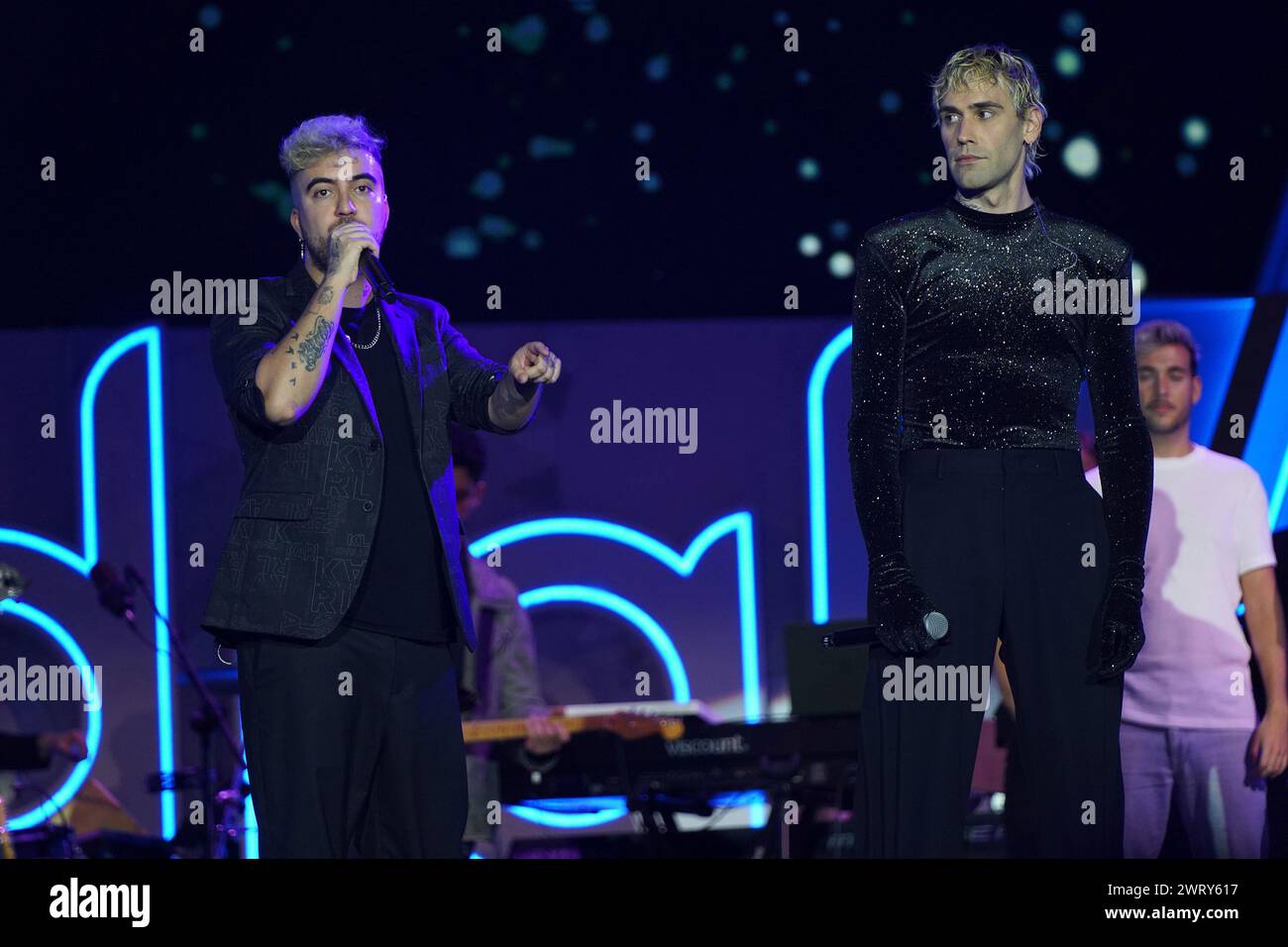 Singer Beret performs during the XXVIII edition of the Dial Awards gala ...