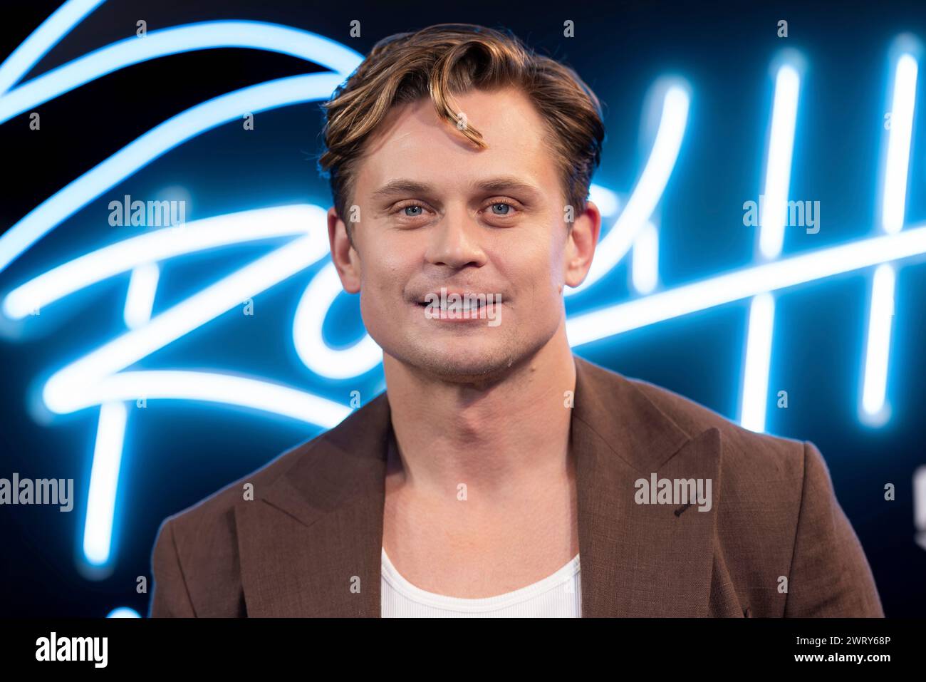 Billy Magnussen poses for photographers upon arrival at the premiere ...