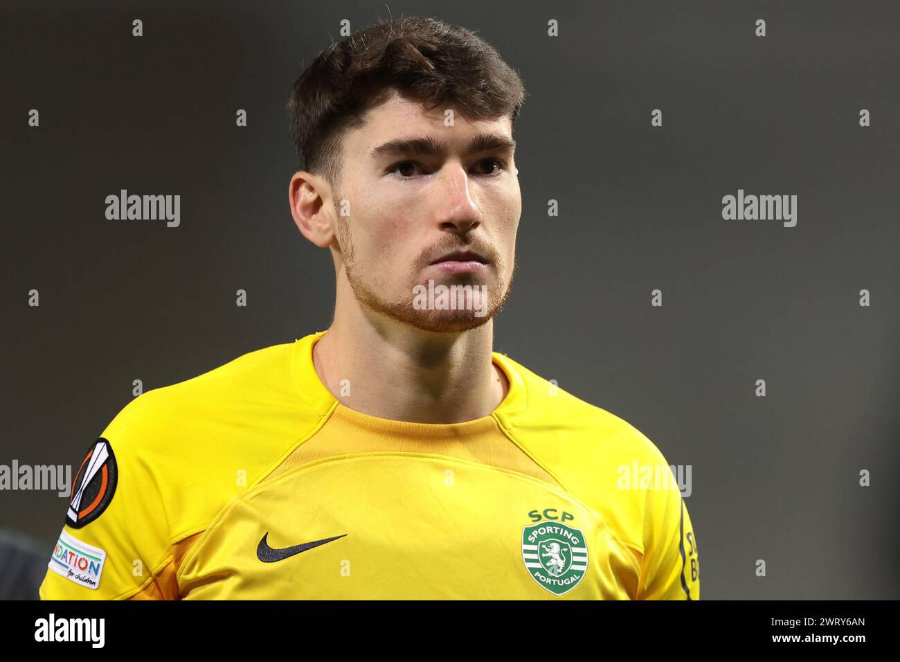 Bergamo, Italy, 14th March 2024. Franco Israel of Sporting CP during ...