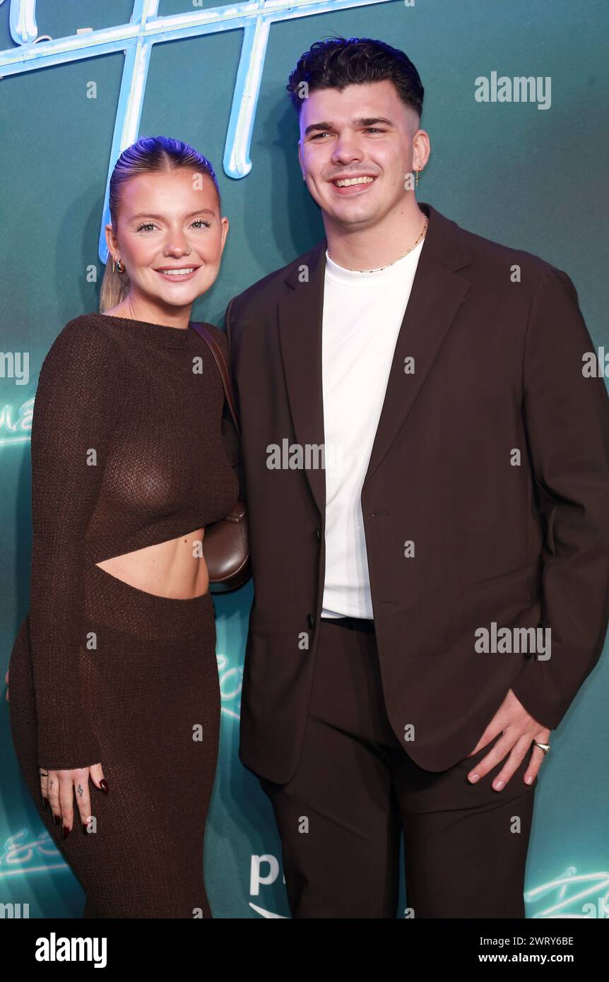 London, UK. 14th Mar, 2024. Anna Maynard and Harry Clark attend the UK ...