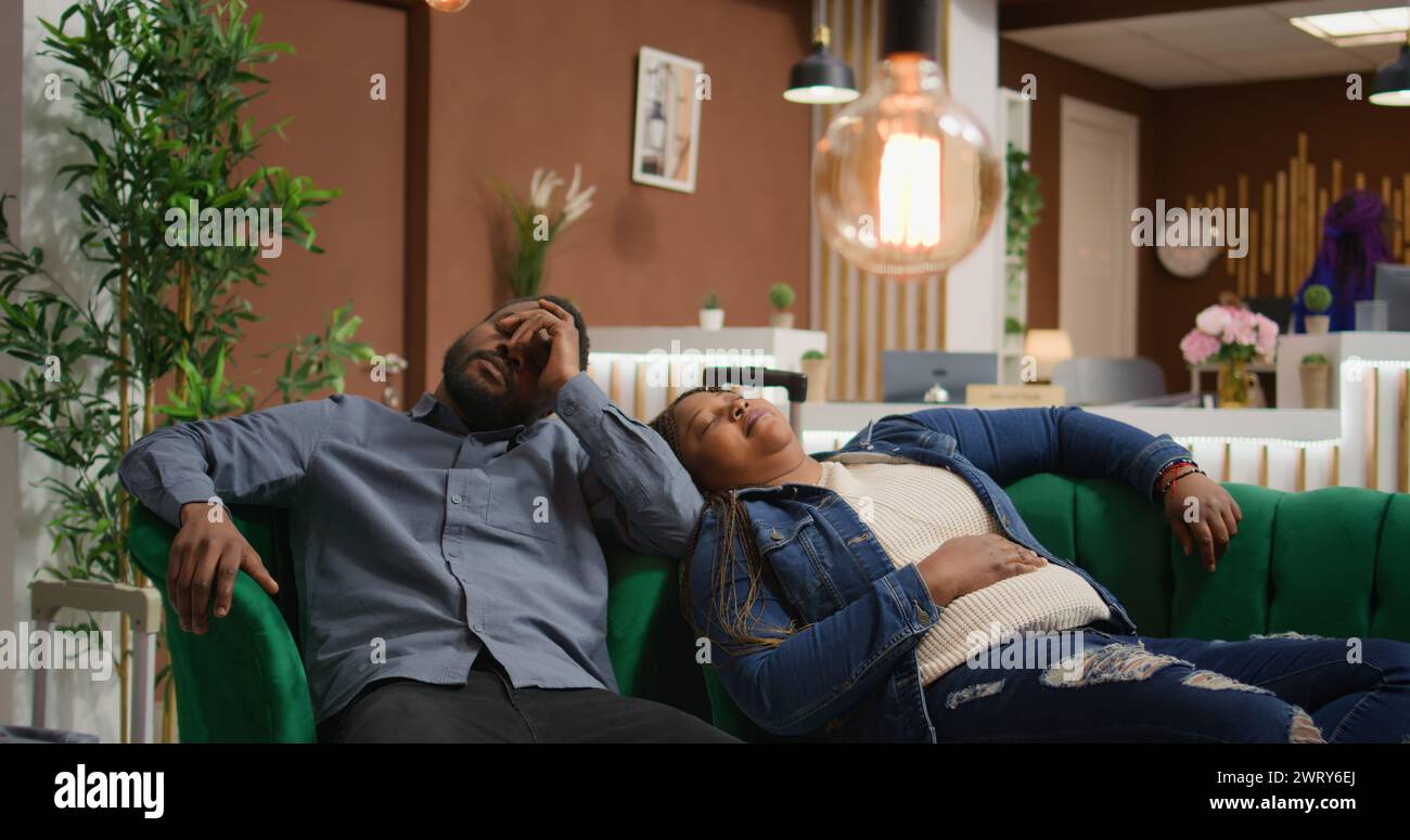 Sofa sleeping guest hi-res stock photography and images - Alamy