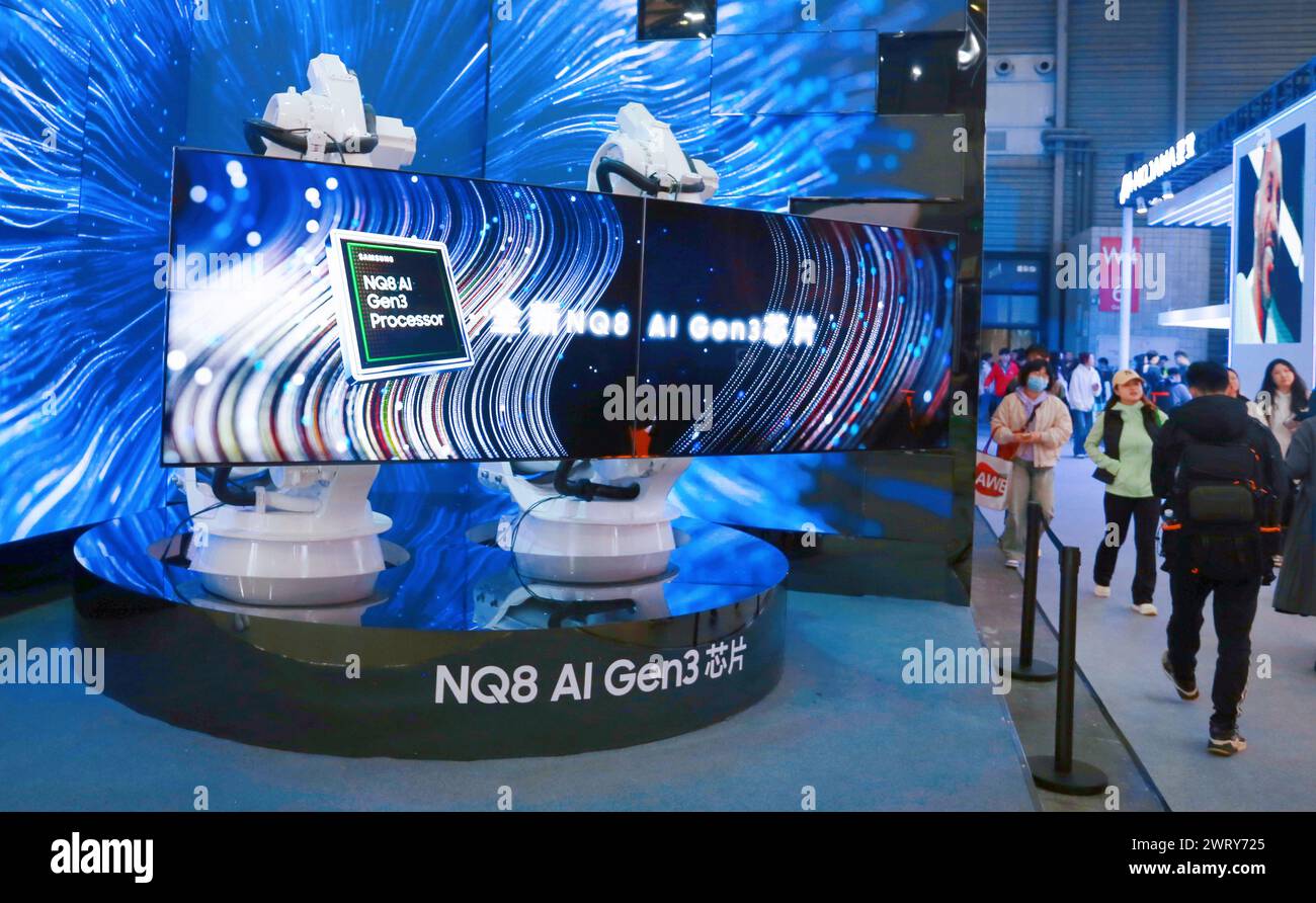 SHANGHAI, CHINA - MARCH 14, 2024 - Visitors visit Samsung's next ...