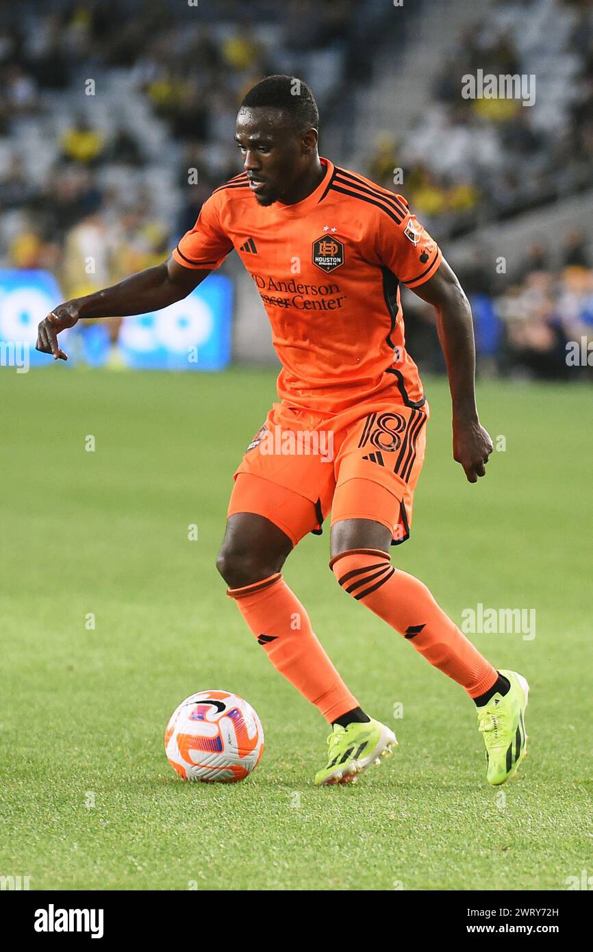 Columbus, Ohio, USA. 12th Mar, 2024. Houston Dynamo FC forward Ibrahim ...
