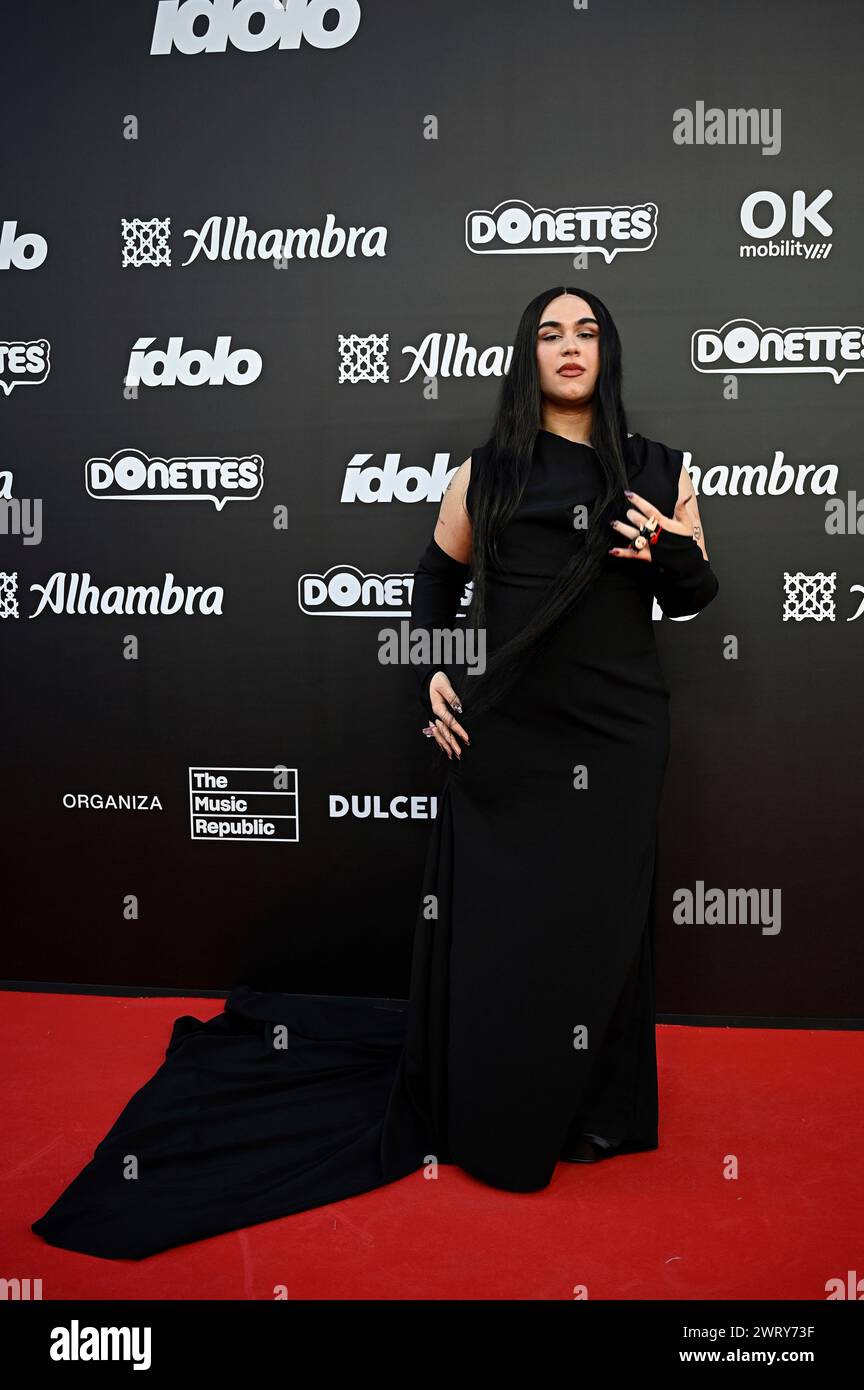 Dan poses at the photocall of the 'Idol Awards 2024' at the Príncipe ...