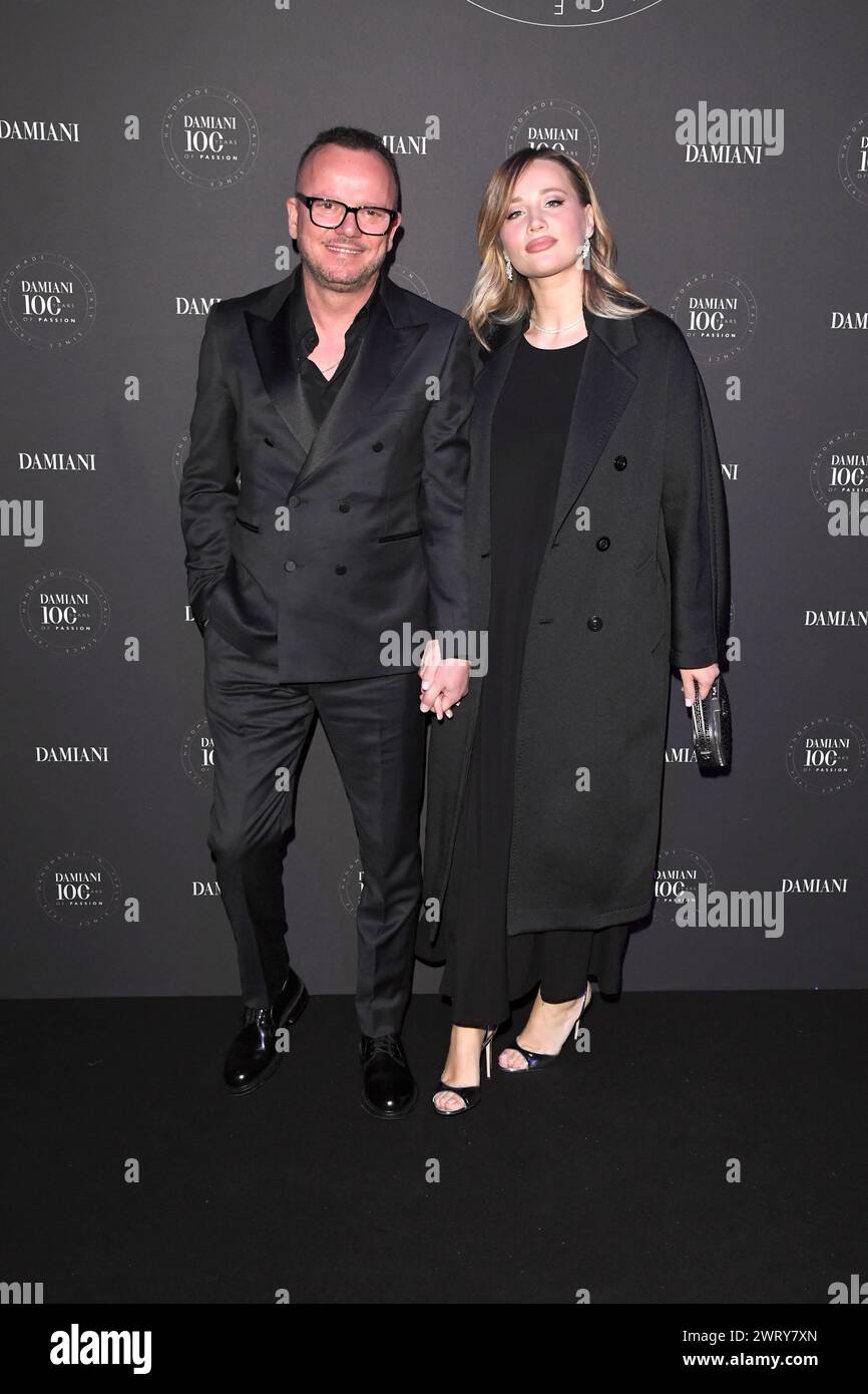 Milan, Italy. 14th Mar, 2024. Milan, “Damiani 100 years of passion ...