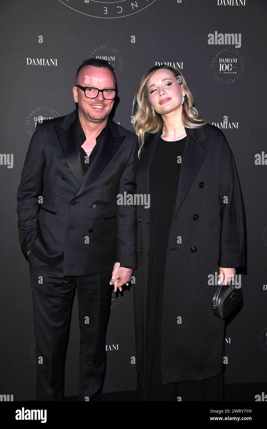 Milan, Italy. 14th Mar, 2024. Milan, “Damiani 100 years of passion ...