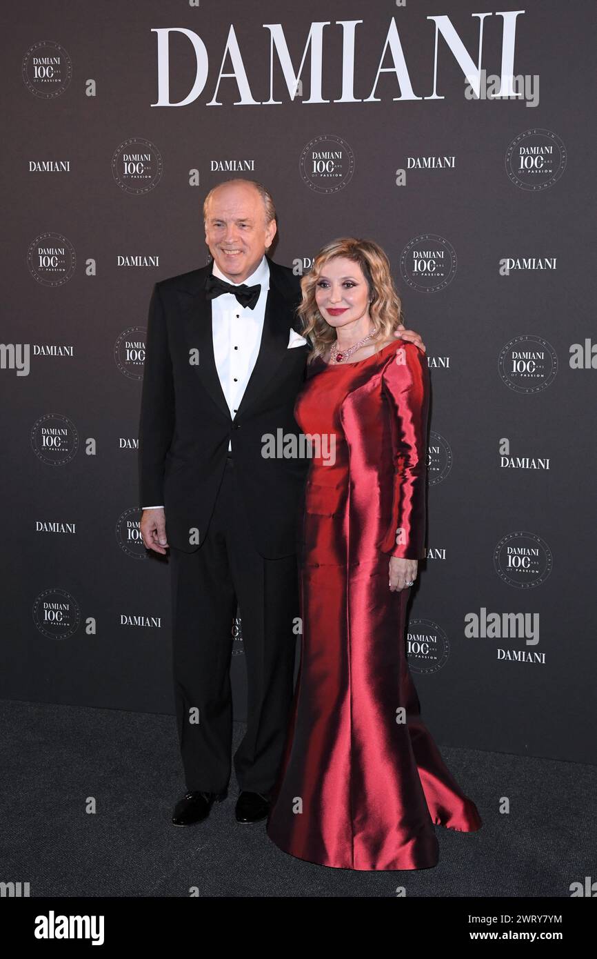 Milan, Italy. 14th Mar, 2024. Milan, “Damiani 100 years of passion ...