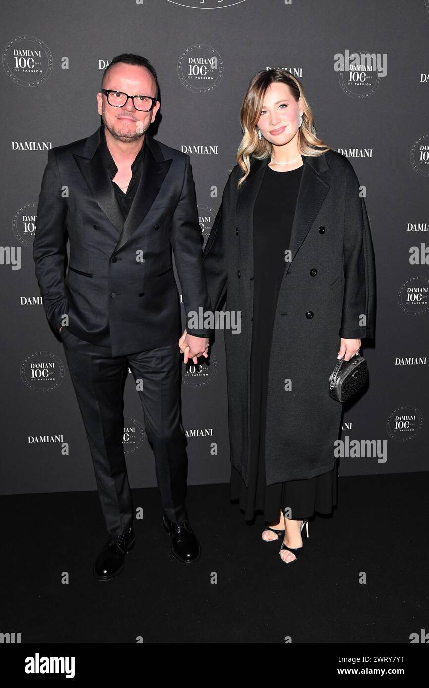 Milan, Italy. 14th Mar, 2024. Milan, “Damiani 100 years of passion ...