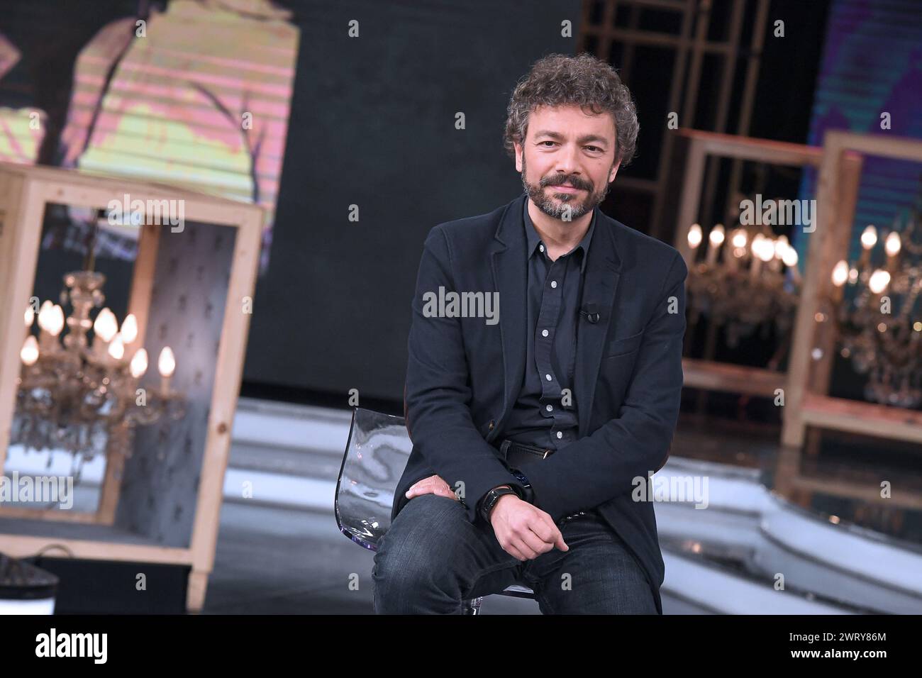 Milan, Italy. 14th Mar, 2024. Milan, TV broadcast “Splendida cornice ...