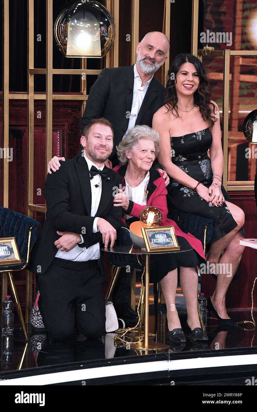 Milan, Italy. 14th Mar, 2024. Milan, TV broadcast “Splendid cornice” on ...