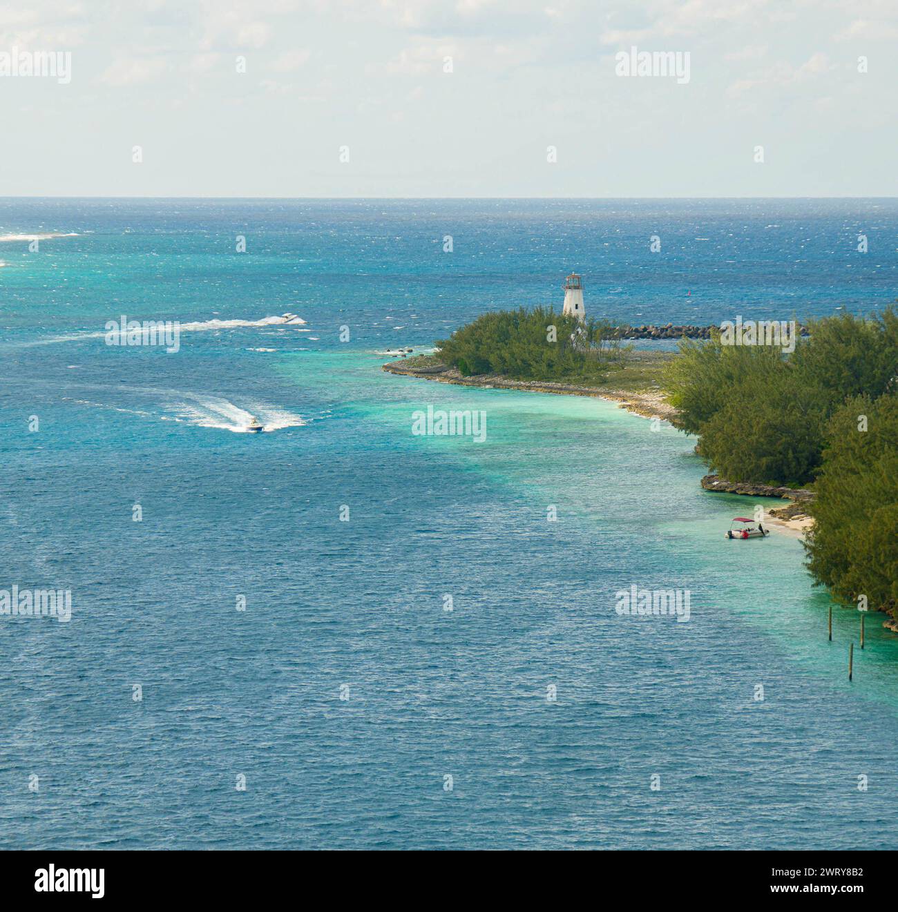 NASSAU, BAHAMAS - January 31, 2024: With a population of 260,000 ...