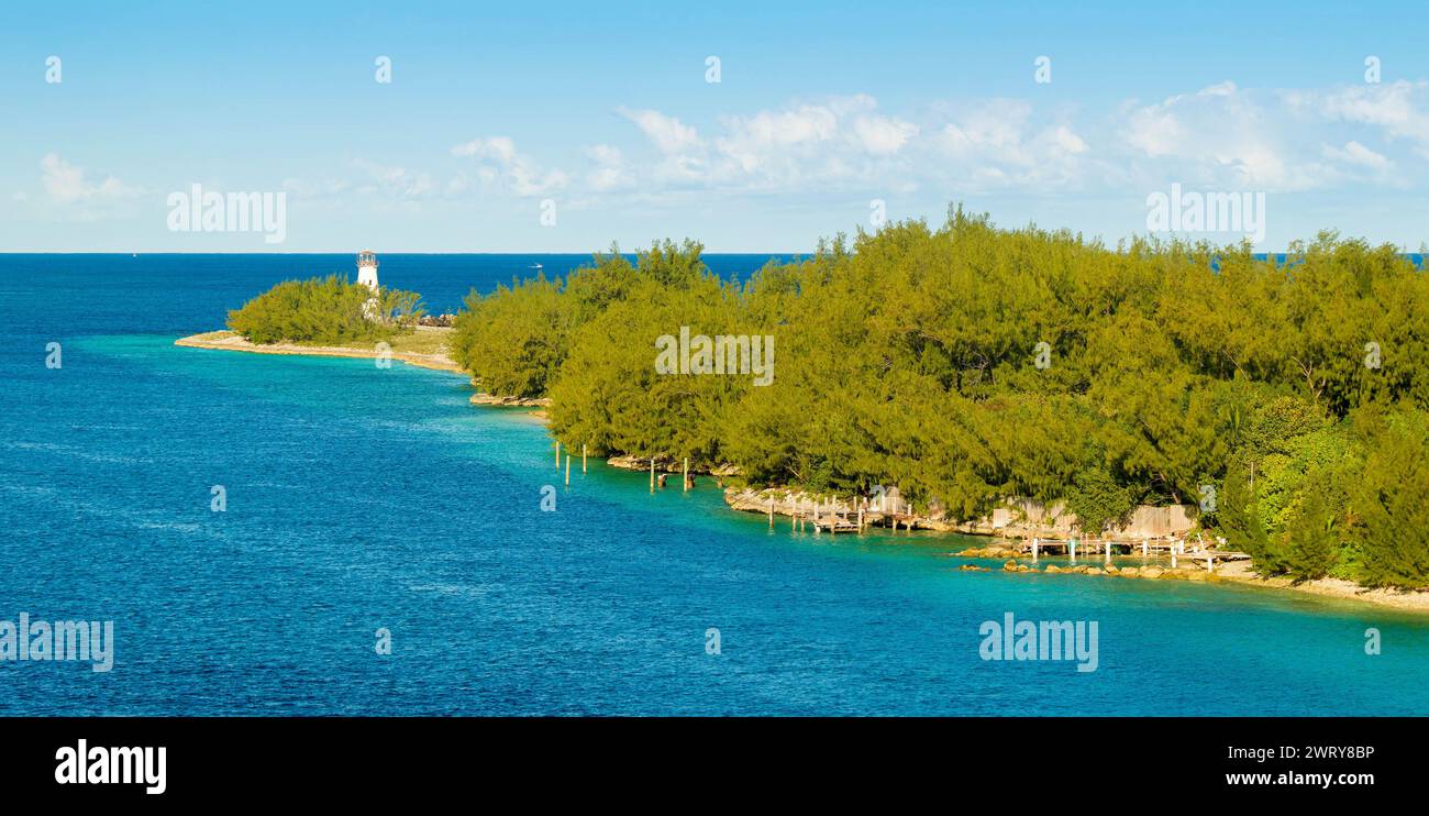 NASSAU, BAHAMAS - January 31, 2024: With a population of 260,000 ...