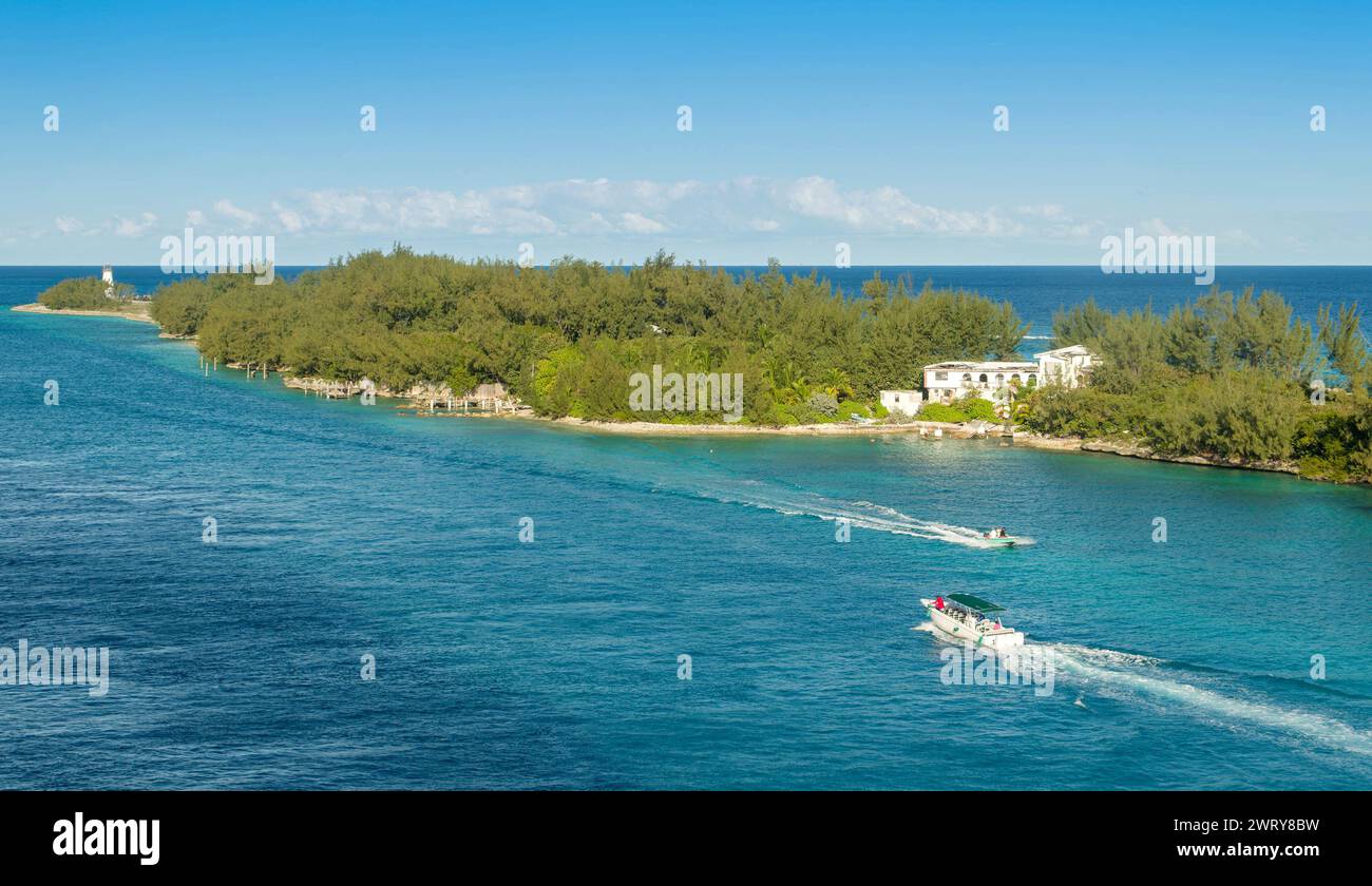 NASSAU, BAHAMAS - January 31, 2024: With a population of 260,000 ...