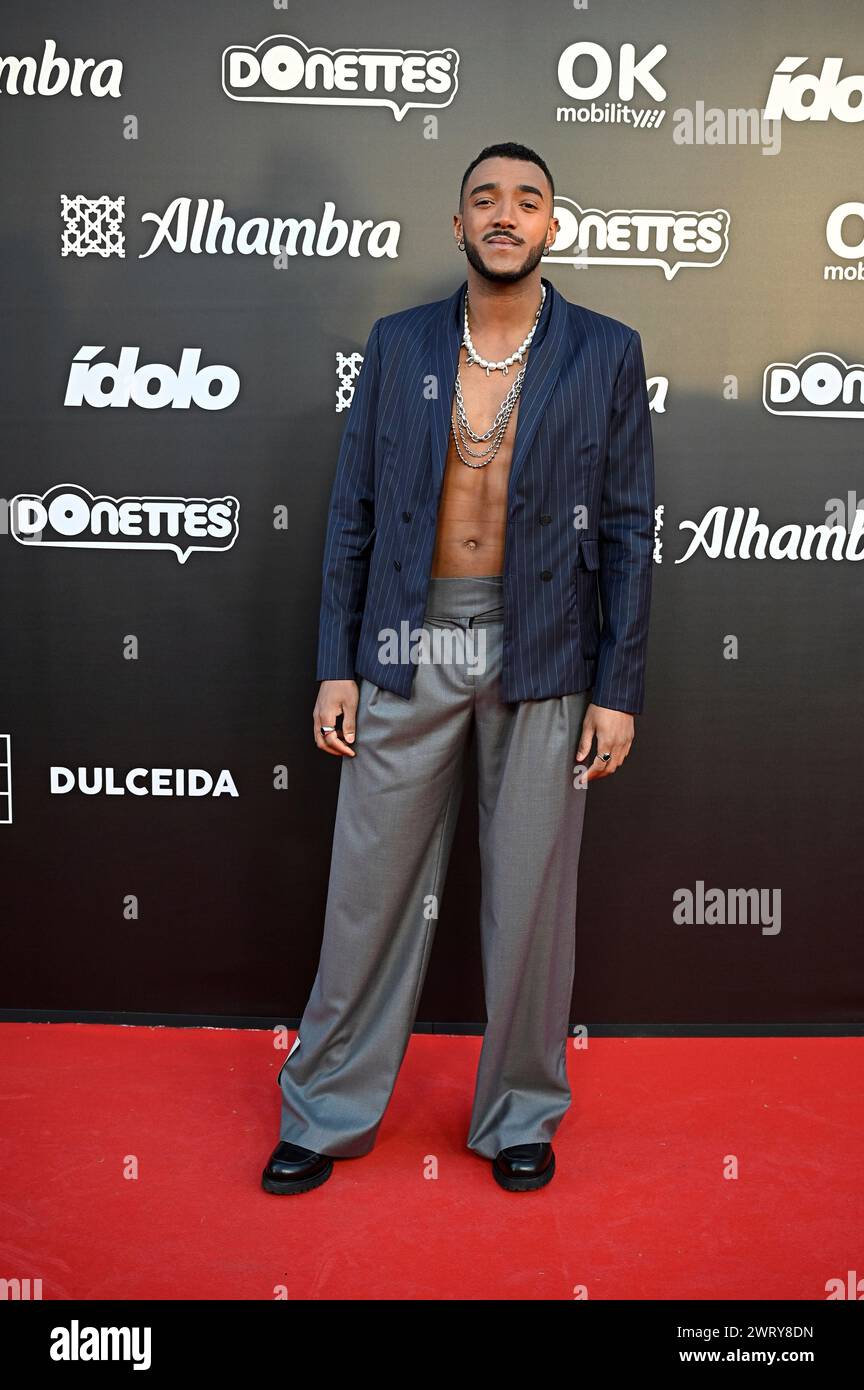 Omar Samba poses at the photocall of the 'Idol Awards 2024' at the ...