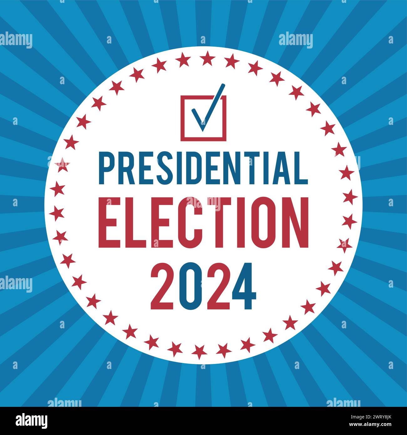 Presidential election 2024 United States of America. USA Patriotic ...