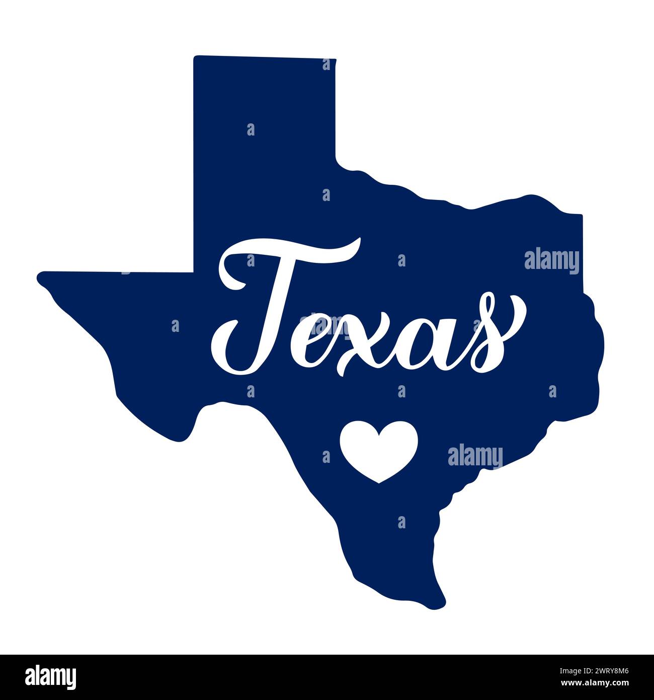 Texas calligraphy hand lettering with map. USA patriotic sign. Vector ...