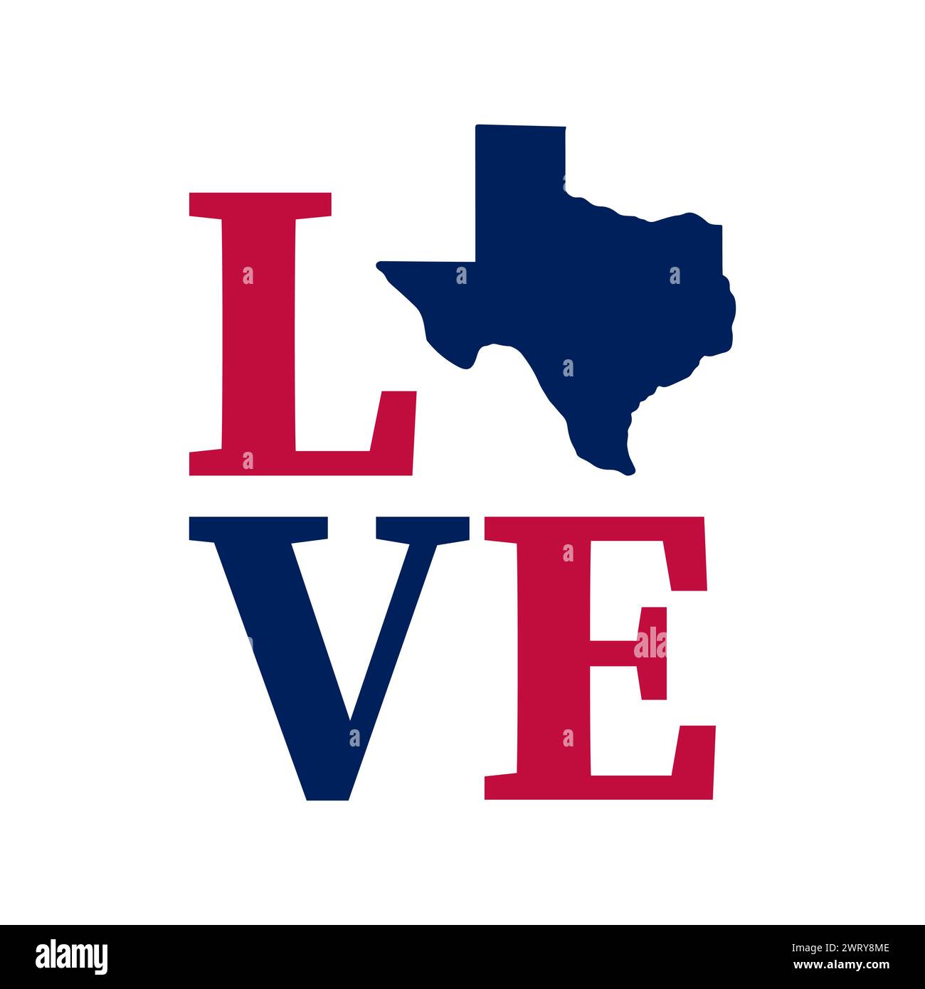 Love Texas lettering with map. USA patriotic sign. Vector template for ...
