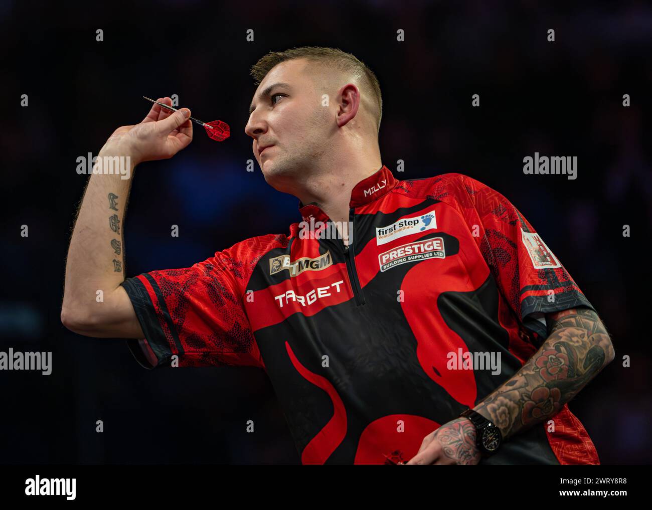 Motorpoint Arena, Nottingham, UK. 14th Mar, 2024. 2024 PDC Premier ...