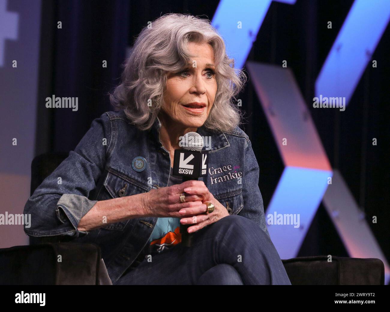 Jane Fonda takes part in the featured session "Hollywood and Activism ...