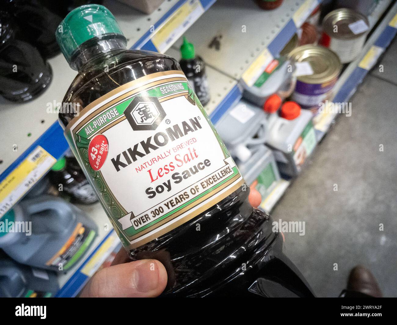Kikkoman sign hi-res stock photography and images - Alamy