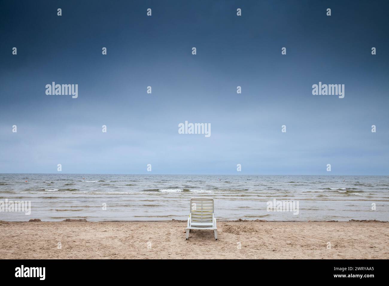 Picture of the Baltic sea on the beach of Jurmala in Dubulti. Dubulti ...