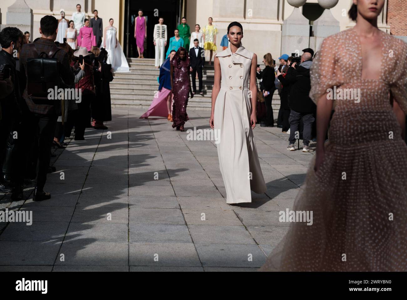 the opening ceremony of Madrid es Moda 2024 with at the Centro Cultural ...