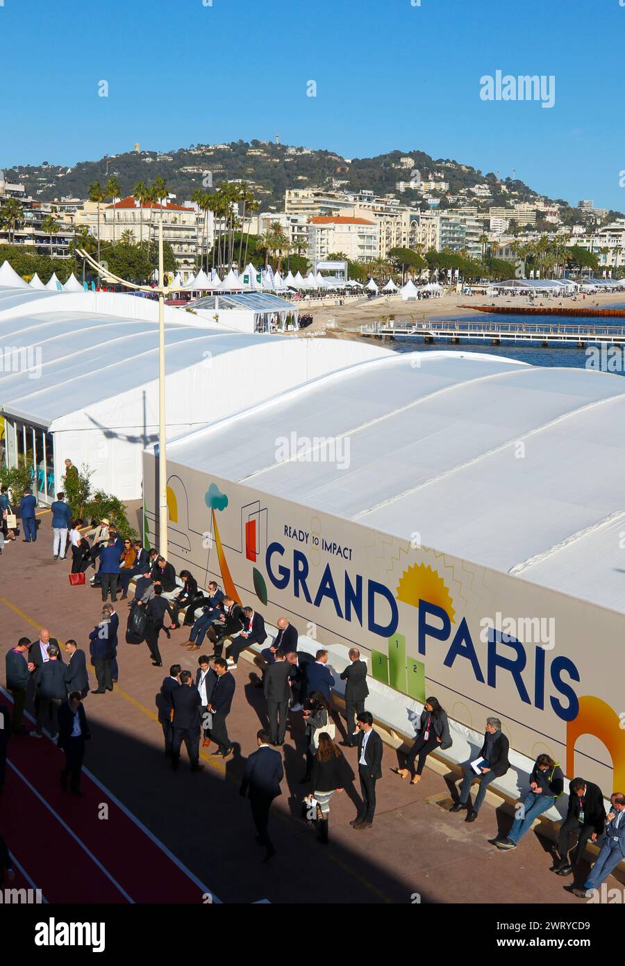 Cannes, France - March 14, 2024: MIPIM - The Global Urban Festival at ...