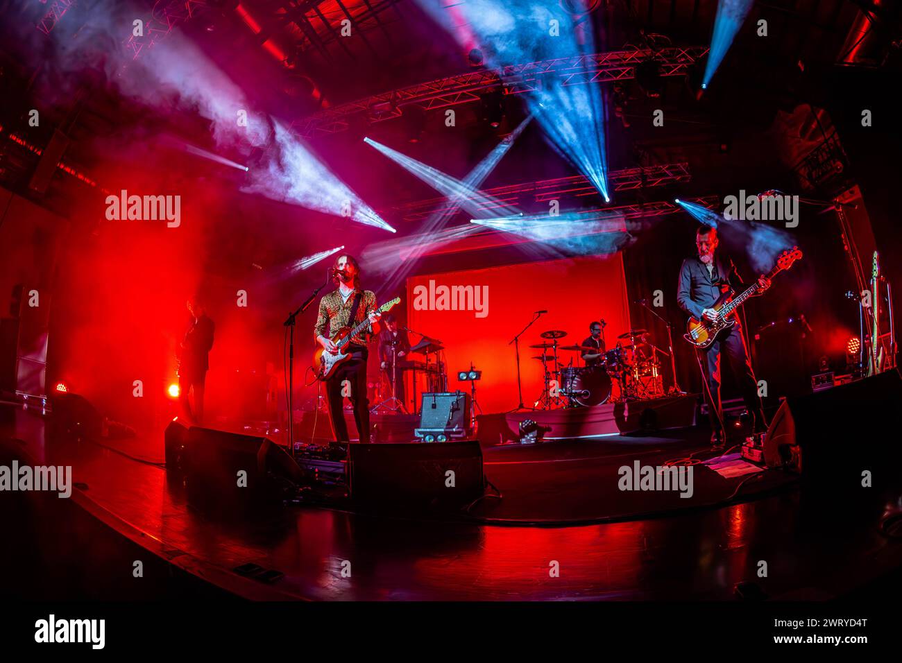 Milan Italy. 14th March 2024. The Italian rock band MARLENE KUNTZ ...