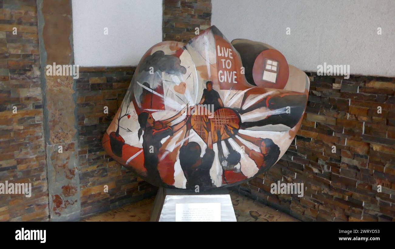 Las Vegas, Nevada, USA 7th March 2024 St. Judes Organ Donor Art Exhibit ...