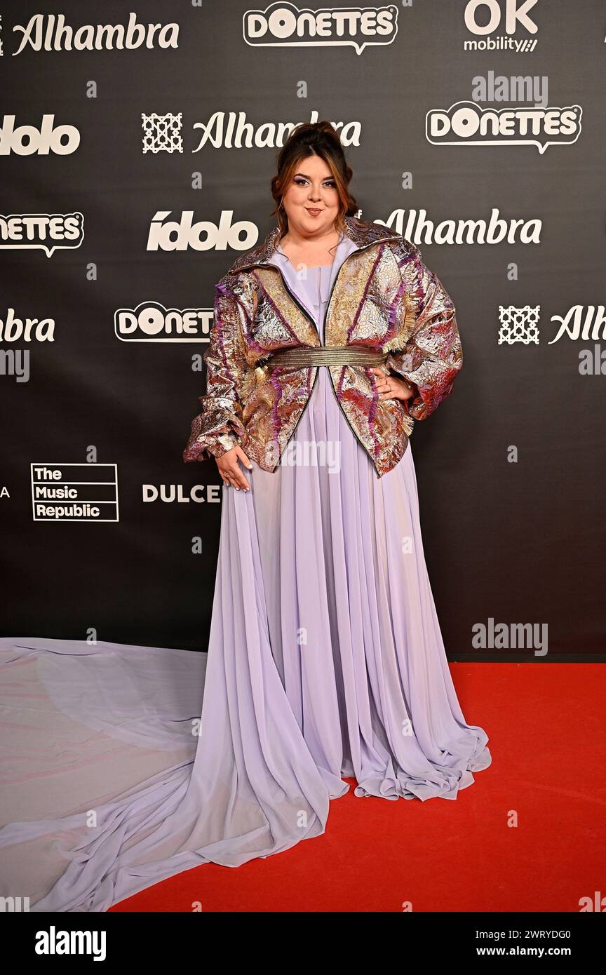 Lalachus poses at the photocall of the 'Idol Awards 2024' at the ...