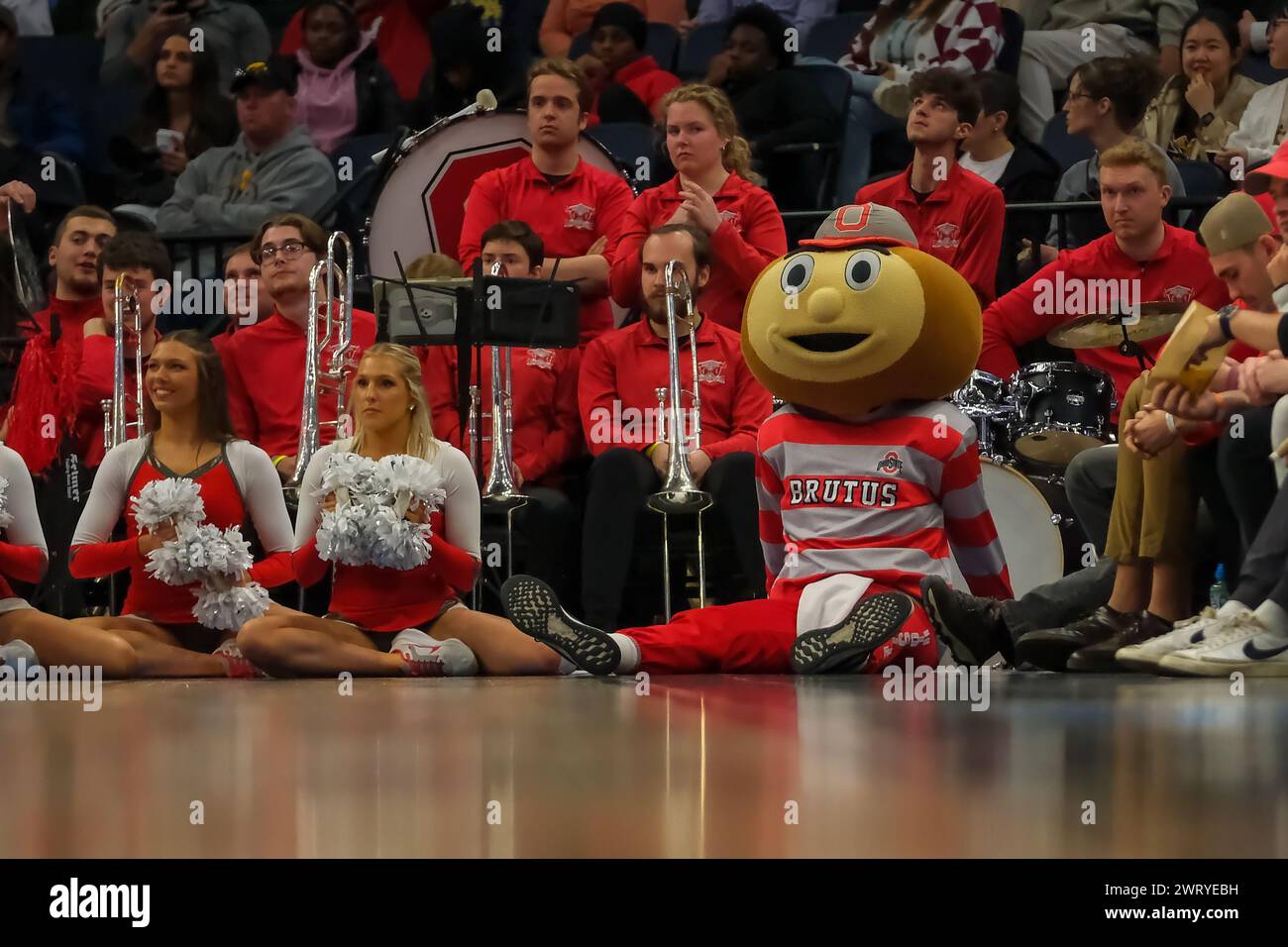 Minneapolis, Minnesota, USA. 14th Mar, 2024. The Ohio State Buckeyes ...