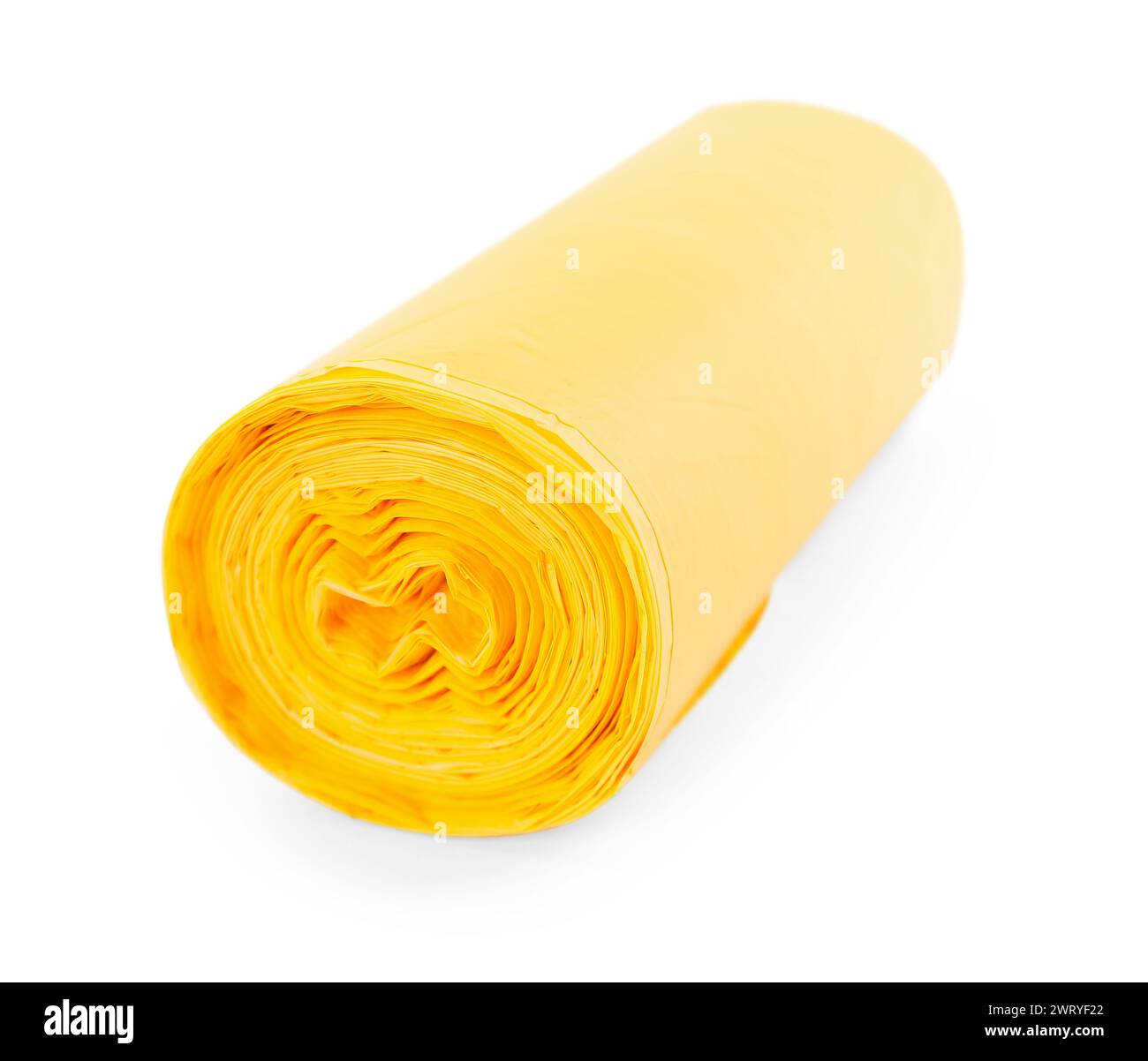 Roll yellow garbage bags hi-res stock photography and images - Alamy