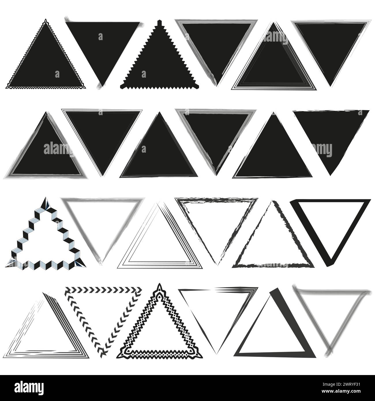 10 triangles Cut Out Stock Images & Pictures - Alamy