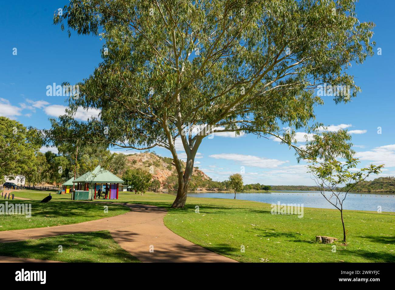 Scenic view of Lake Moondara, a popular tourist attraction in ...