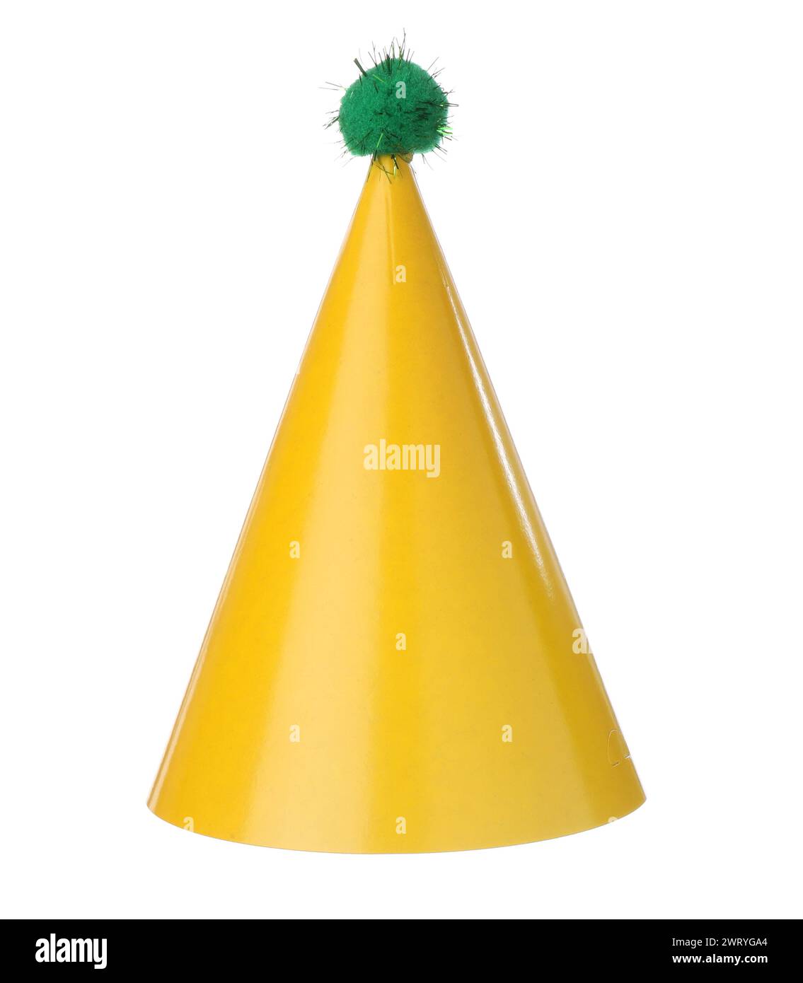 Festive yellow party hat Cut Out Stock Images & Pictures - Alamy
