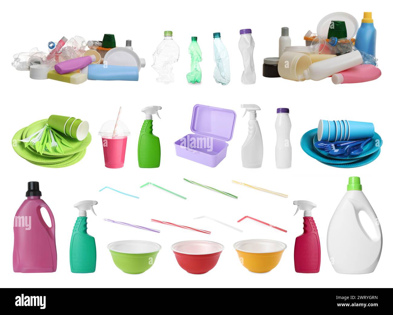 Single use plastic items hi-res stock photography and images - Alamy