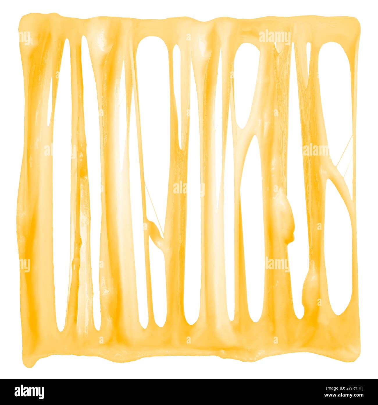 Frame of stretching delicious melted cheese isolated on white Stock ...