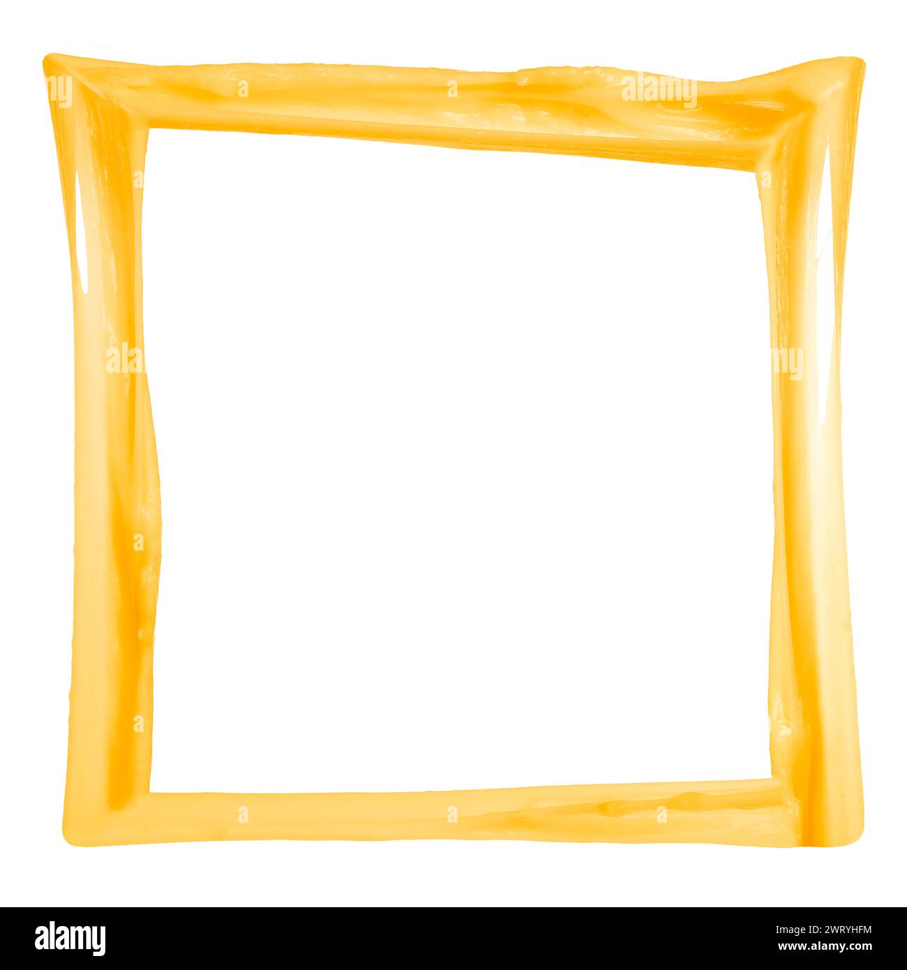 Frame of stretching delicious melted cheese on white background Stock ...