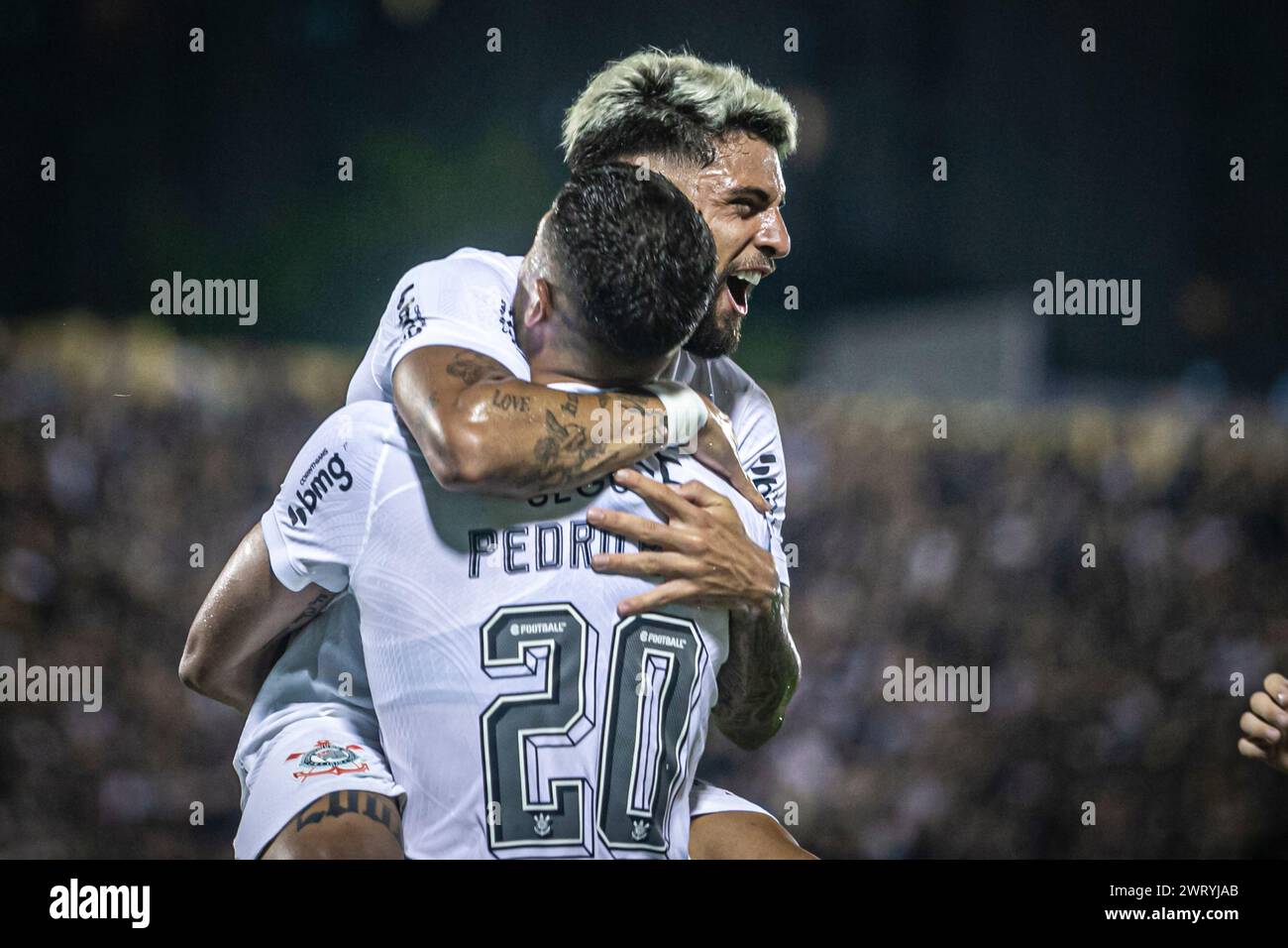 Sao Paulo, Brazil. 14th Mar, 2024. Yuri Alberto of Corinthians ...