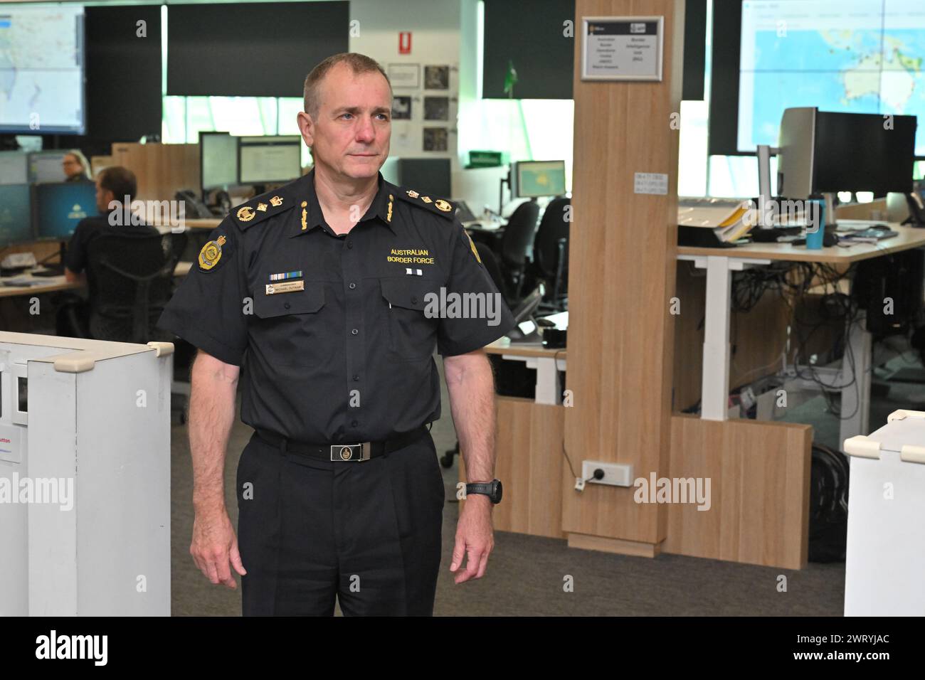 Canberra, Australia. 15th Mar, 2024. Australian Border Force (ABF ...