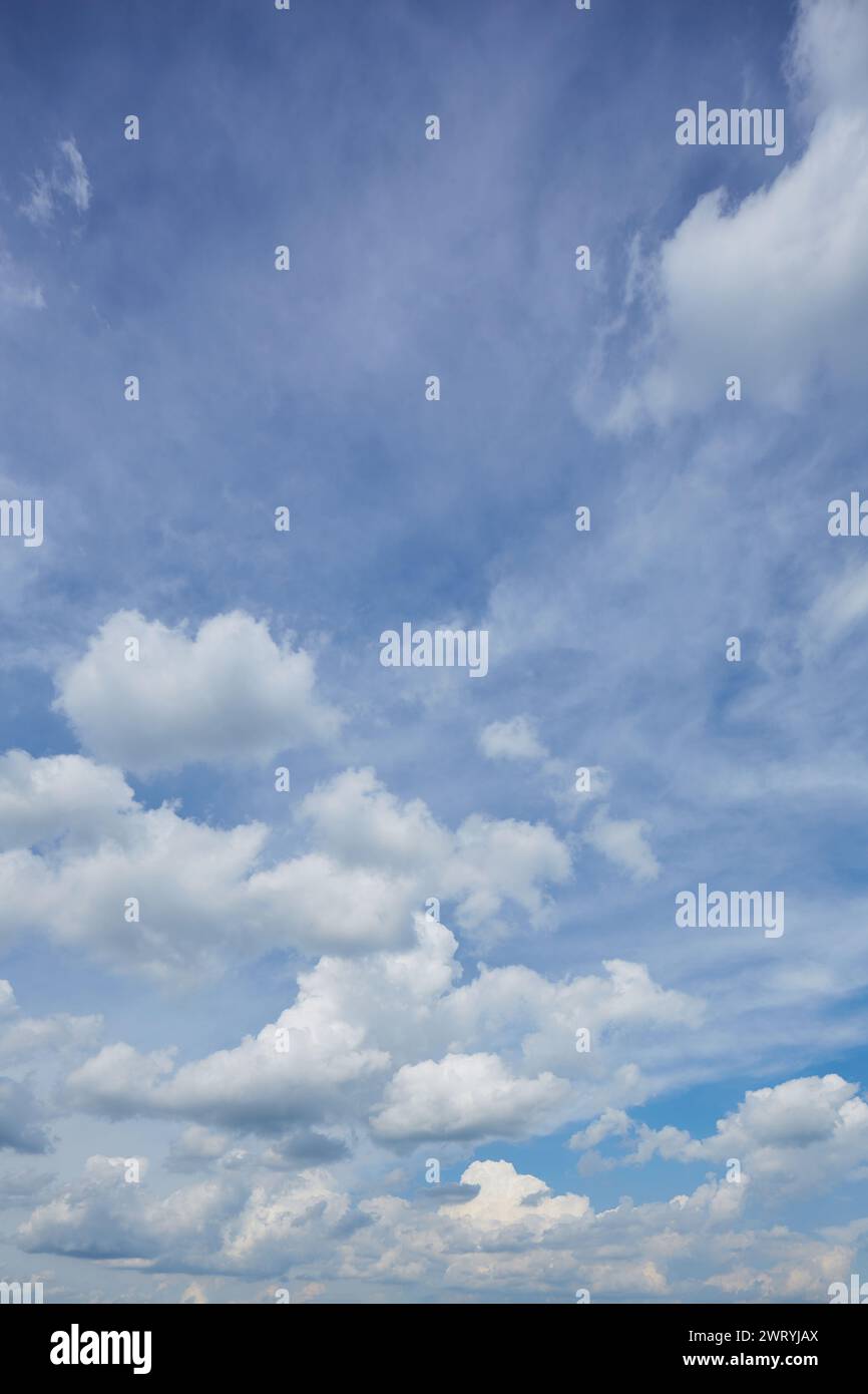 Panorama of daytime sky with clouds. sunset Sky background, daylight ...