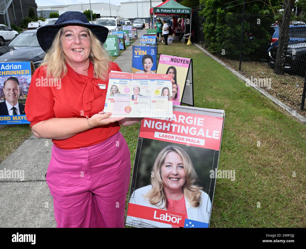 Brisbane, Australia. 15th Mar, 2024. Margie Nightingale, Labor's ...