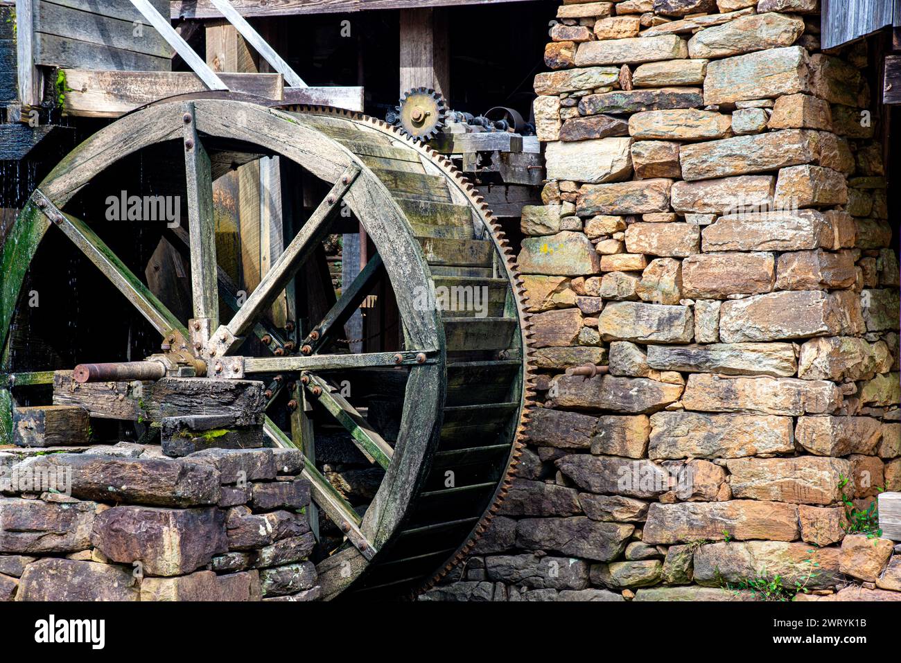 Historic Yates Mill County Park in Raleigh, North Carolina Stock Photo ...