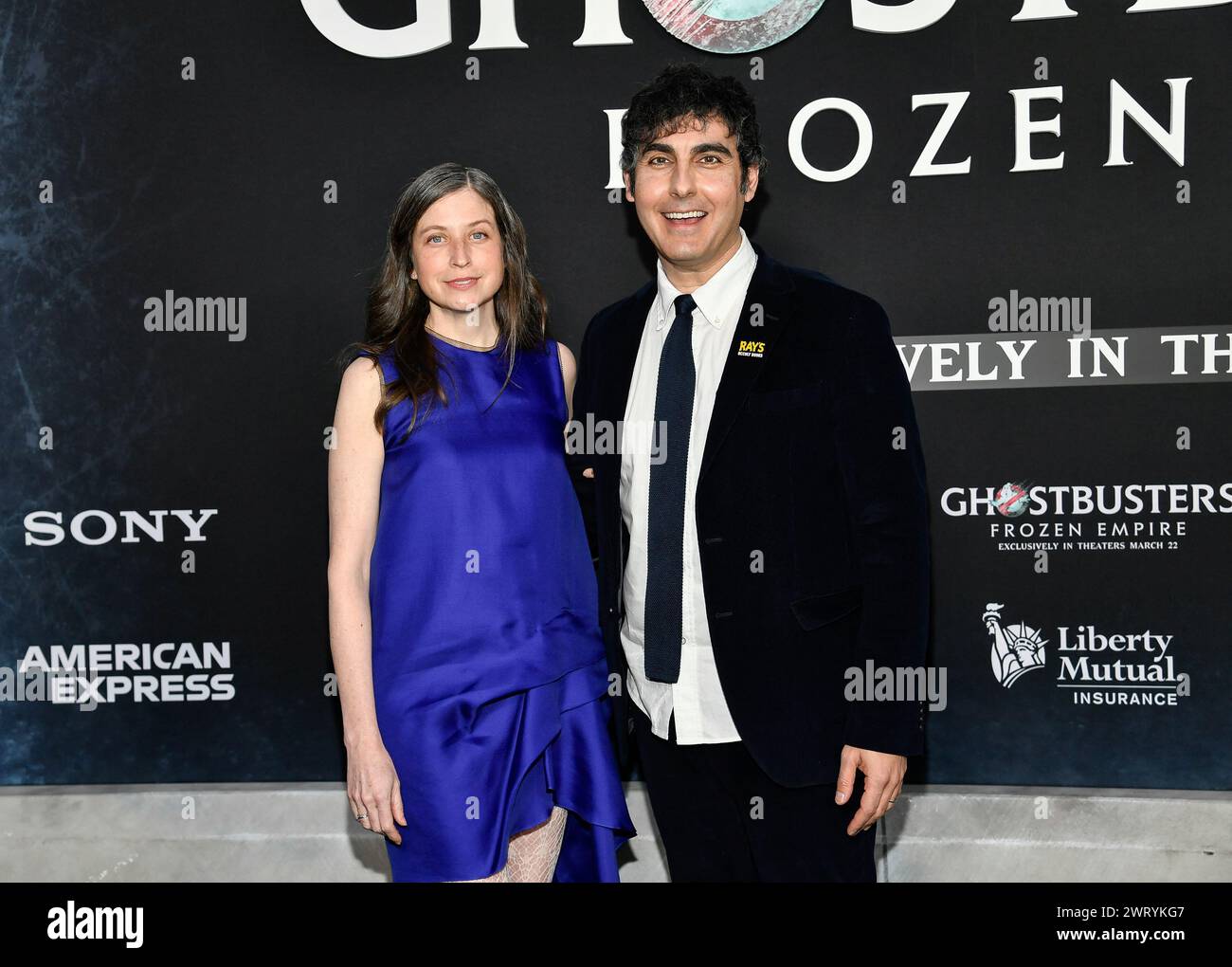 Writer-director Gil Kenan, right, and wife Eliza Kenan attend the ...
