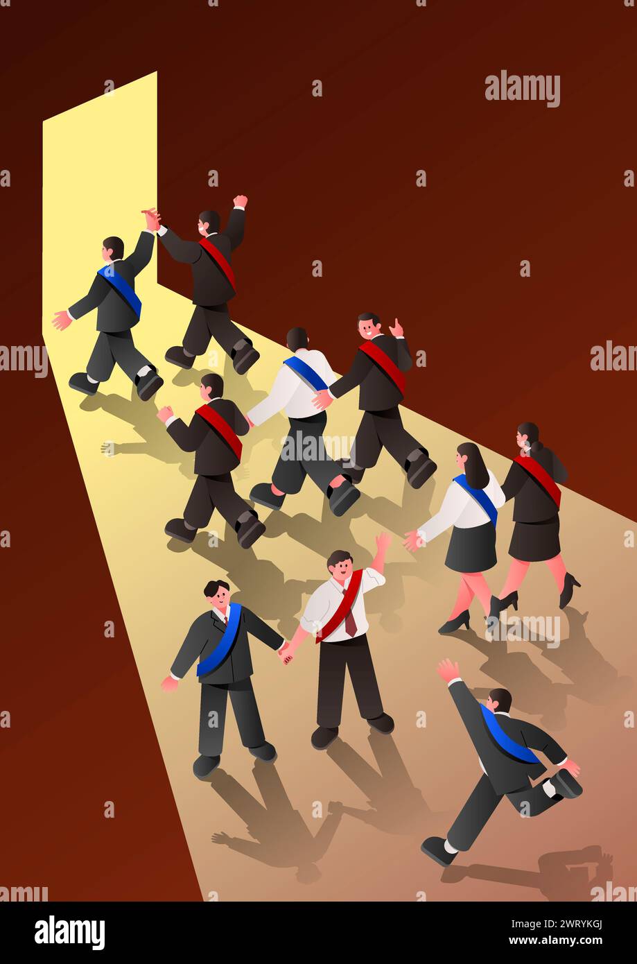 Person resolving conflict hi-res stock photography and images - Alamy