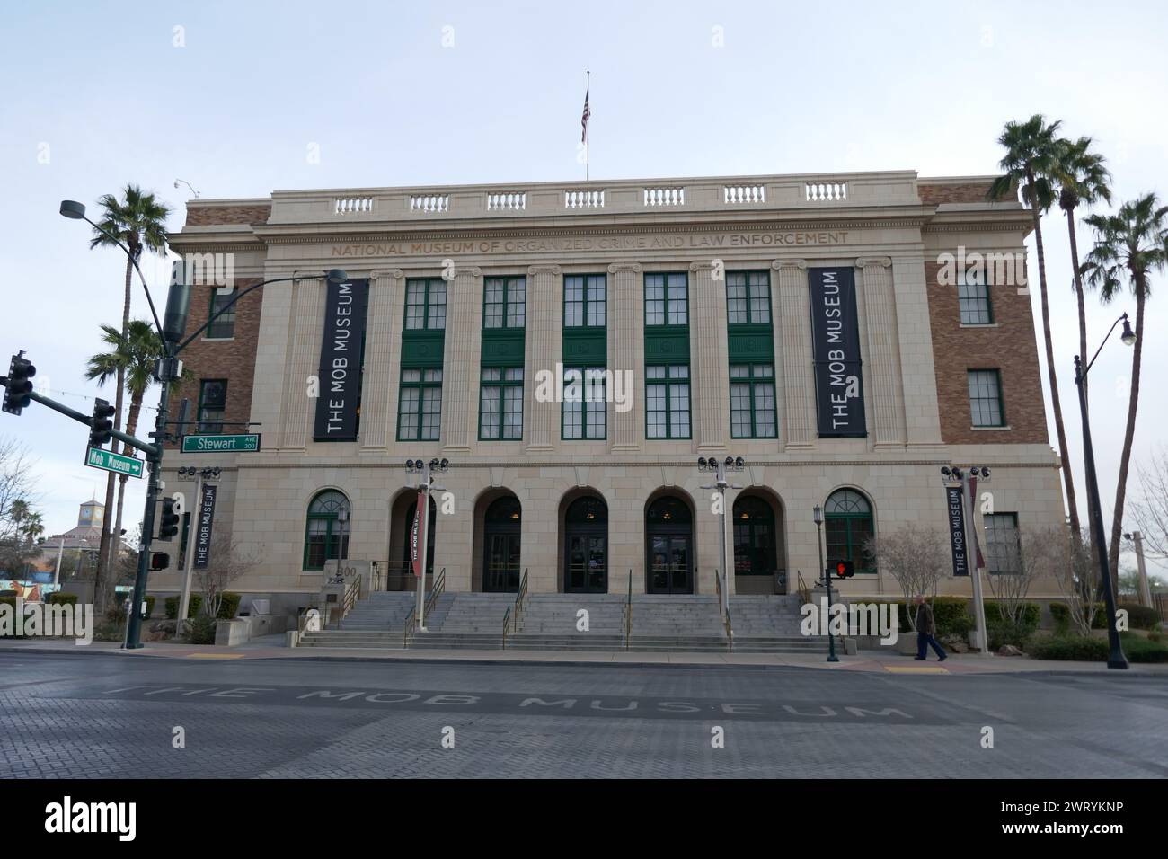 Las Vegas, Nevada, USA 7th March 2024 The Mob Museum at Fremont Street ...