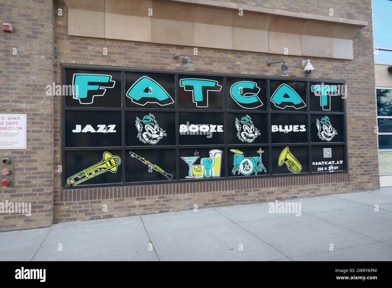 Las Vegas, Nevada, USA 7th March 2024 Fat Cat at Fremont Street ...