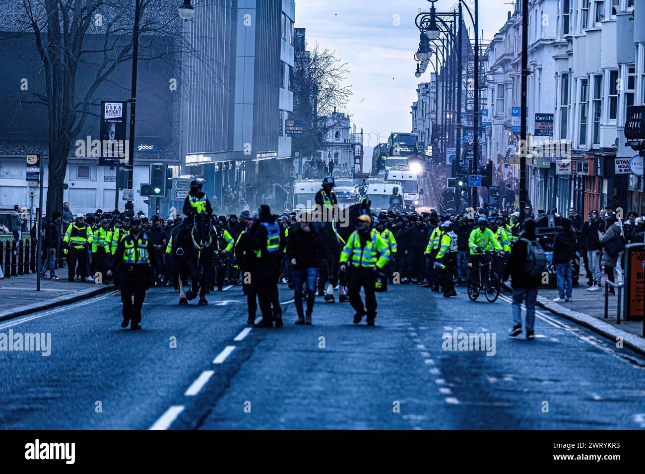 Brighton hove albion football supporters hi-res stock photography and ...